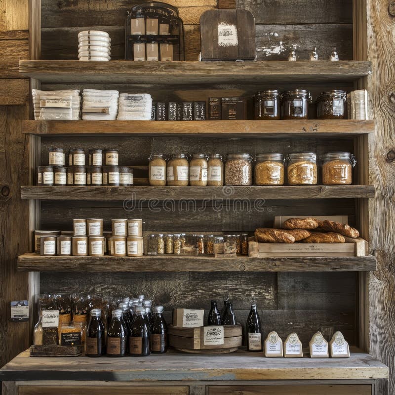 Coffee Shop Interior with Different Types of Coffee Beans and Fresh ...