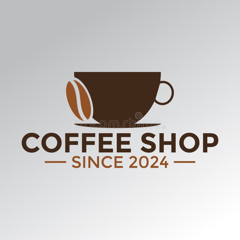 Coffee Shop Logo Design editorial photo. Illustration of label - 311617381