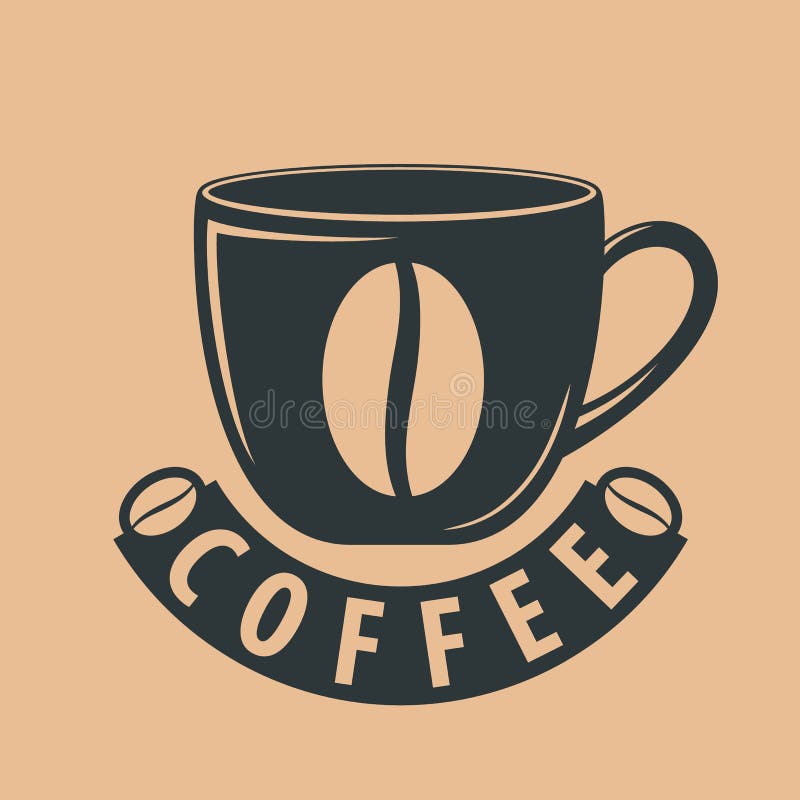 Coffee Shop Logo Design Template. Vector Illustration Stock Vector ...