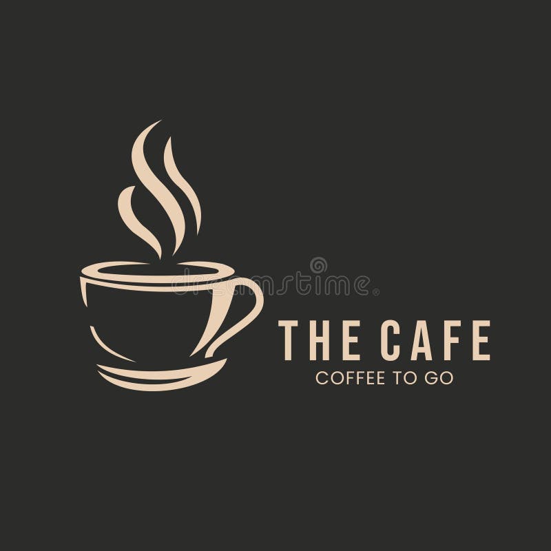 Coffee Shop Logo Design Template Stock Vector - Illustration of ...