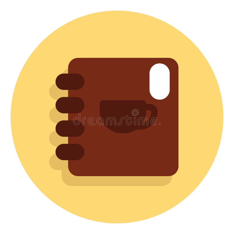 Coffee shop menu, icon stock vector. Illustration of background - 259393685