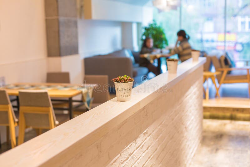 Coffee Shop Quiet Environment Stock Photo - Image of modern, lifestyle ...