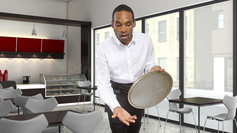 Coffee Shop Server stock image. Image of person, careless - 38278041