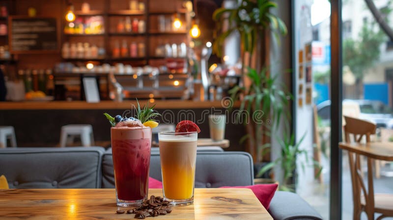 Coffee Shop with a Unique Atmosphere Stock Image - Image of restaurant ...