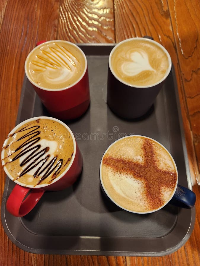 Coffee Shots Mix Flavours Funtastic Stock Image - Image of shots ...