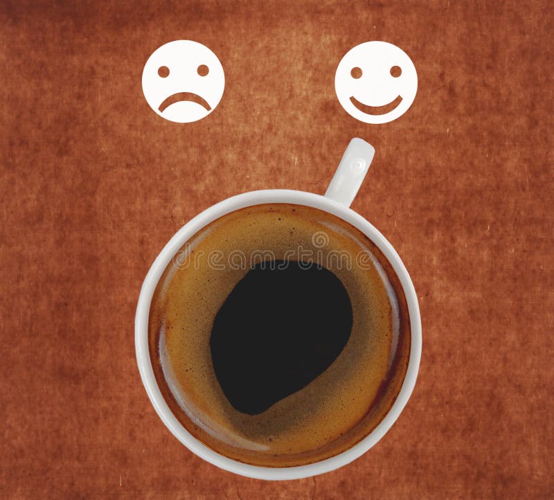 Coffee Showing Smiling Face Stock Image - Image of roasted, brown: 29410087