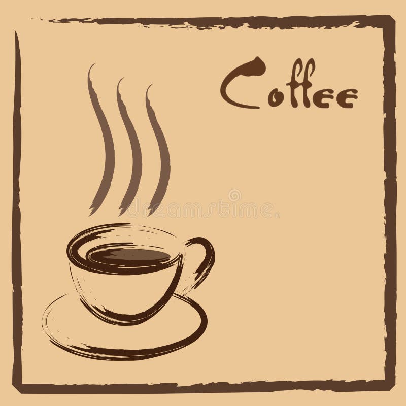 Coffee Sign stock vector. Illustration of sign, coffee - 17865467