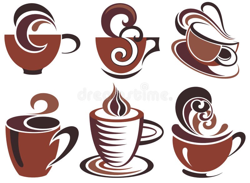 Coffee signs chalk stock vector. Illustration of grunge - 57638771