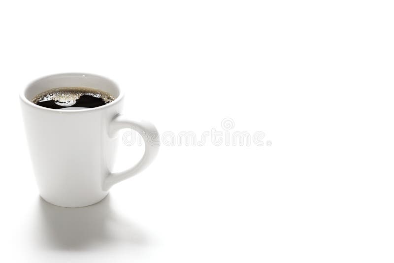 Coffee stock photo. Image of solo, white, single, filled - 40712552