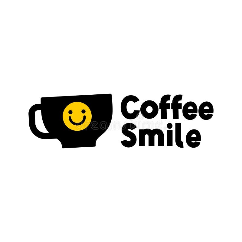 Coffee Smile Logo. Coffee Cup Logo for Coffee Shop Stock Vector ...