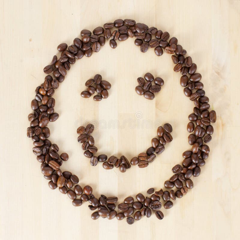 Coffee smiley stock photo. Image of aroma, smilies, roasted - 21088414