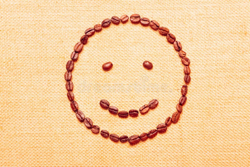 Coffee Smiley stock photo. Image of roasted, face, concept - 84818004