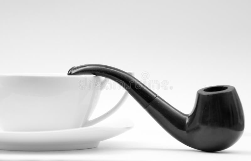Coffee and smoking pipe stock image. Image of drinks - 69508069
