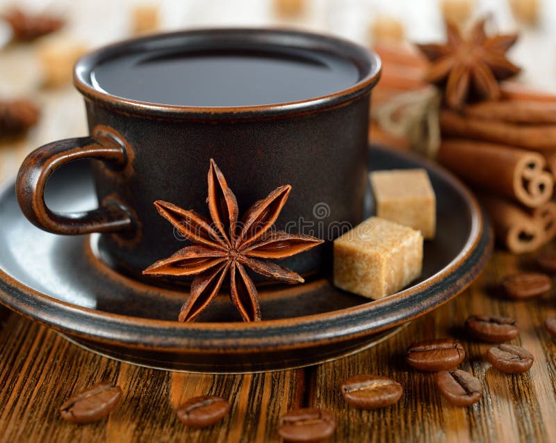 Coffee with spices stock photo. Image of gourmet, coffee - 30590022