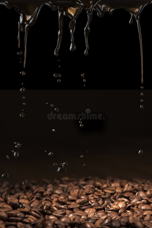 Coffee Splash stock image. Image of large, close, gourmet - 55718849