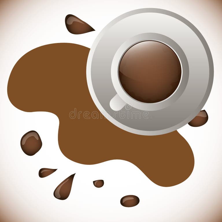 Coffee splash design stock vector. Illustration of nutritious - 58662125