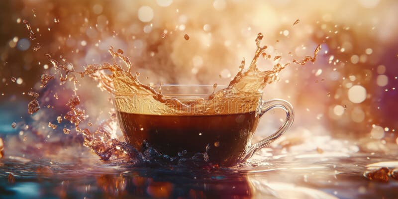 Dynamic Water Splash Capturing the Essence of Motion and Transparency ...