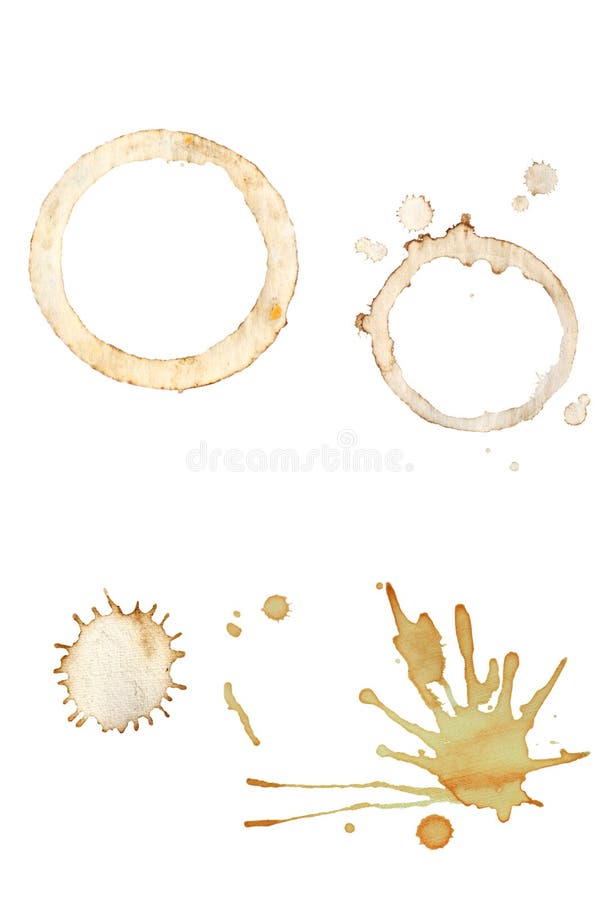 Coffee stains stock image. Image of splattered, brown - 38777807