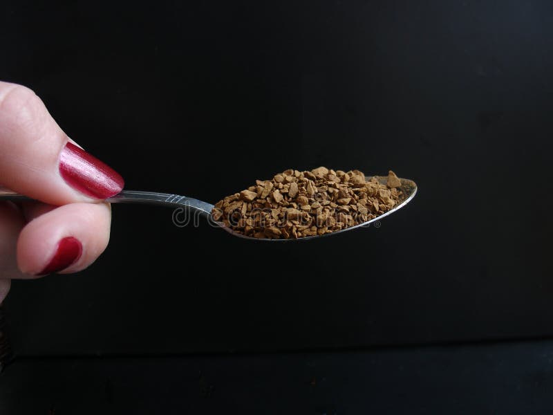 Coffee spoon stock photo. Image of drink, brown, coffeespoon - 419538