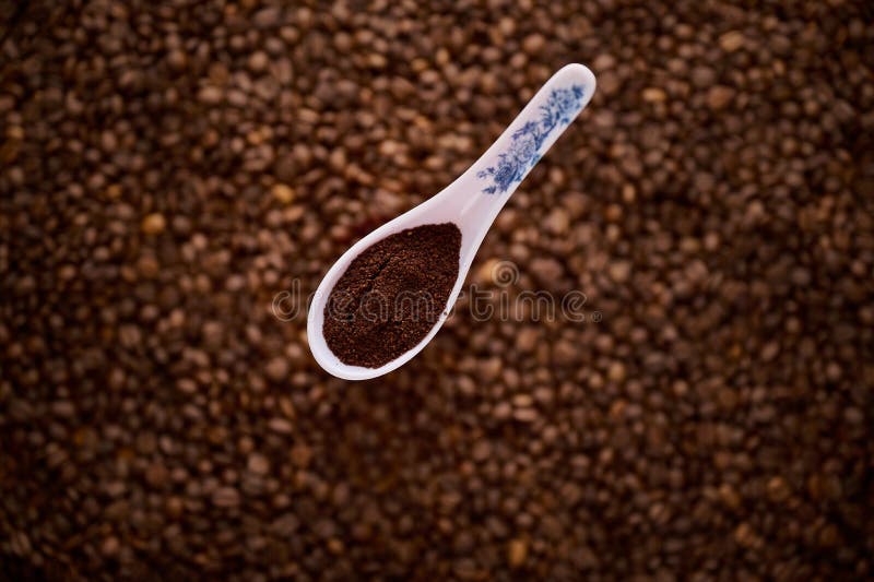 Coffee spoon stock photo. Image of detail, colours, arabic - 212844332