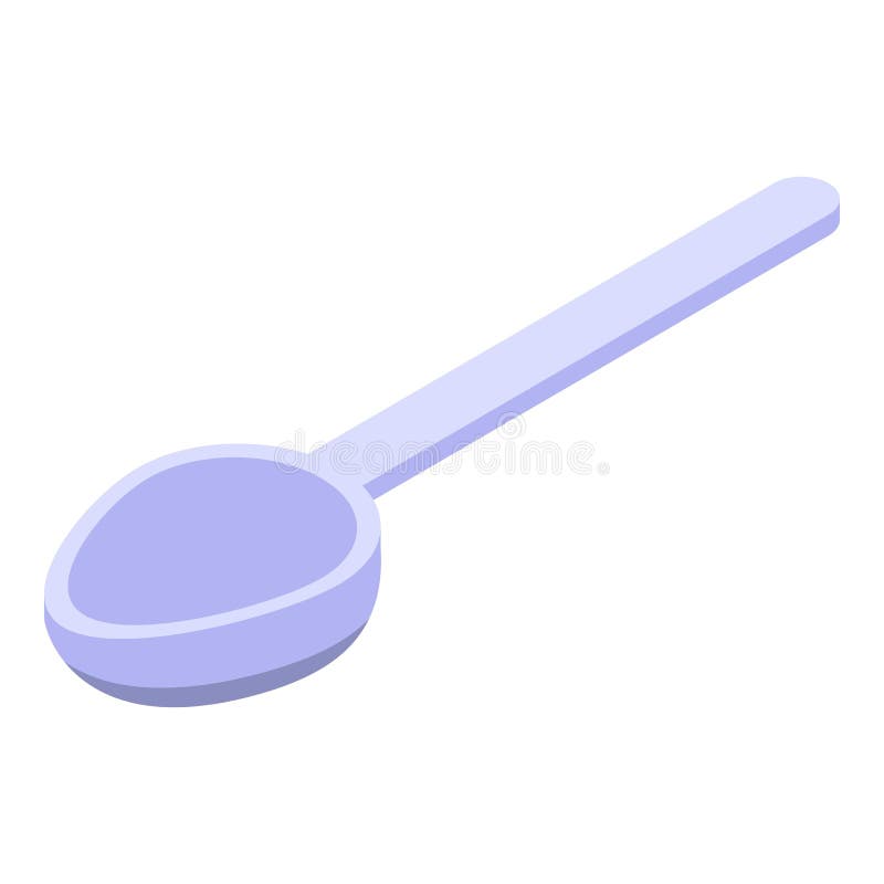 Coffee Spoon Icon, Isometric Style Stock Vector - Illustration of ...