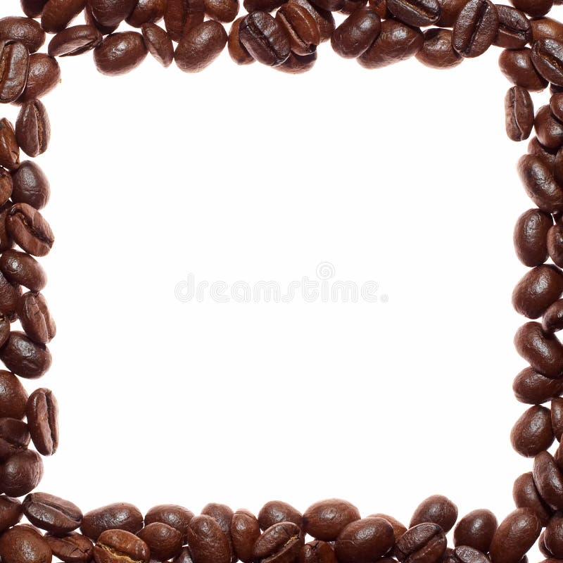 Coffee square frame stock image. Image of decorated, caffeine - 5207159