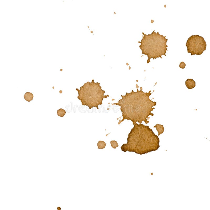Coffee stain isolated stock photo. Image of circle, dark - 76636048