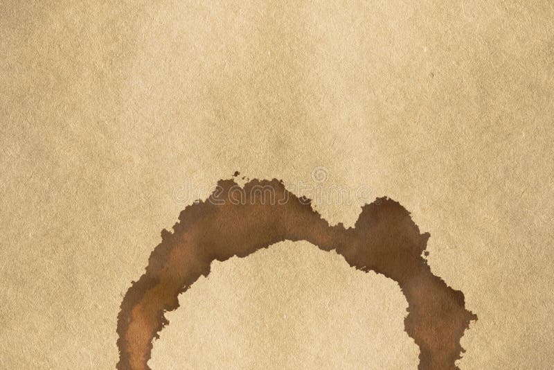 Coffee stain on paper stock image. Image of drips, messy - 213523193