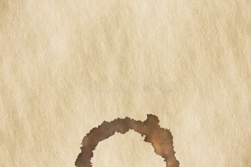 Coffee stain on paper stock image. Image of coffee, element - 215393201
