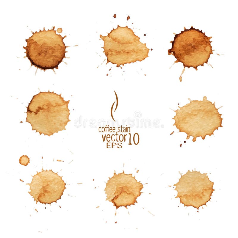 Coffee stain stock illustration. Illustration of drop - 5753229