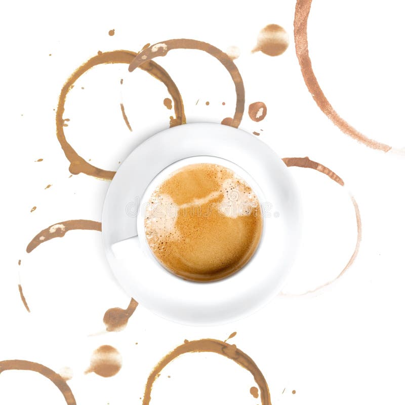 Coffee stock image. Image of drink, circle, drop, paper - 113186803