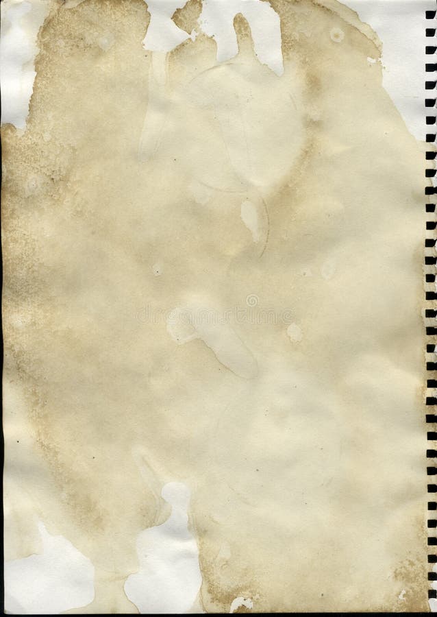 Coffee Stained Paper stock photo. Image of background - 2240868