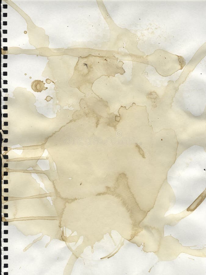 Coffee Stained Paper stock photo. Image of paper, dirt - 2240926