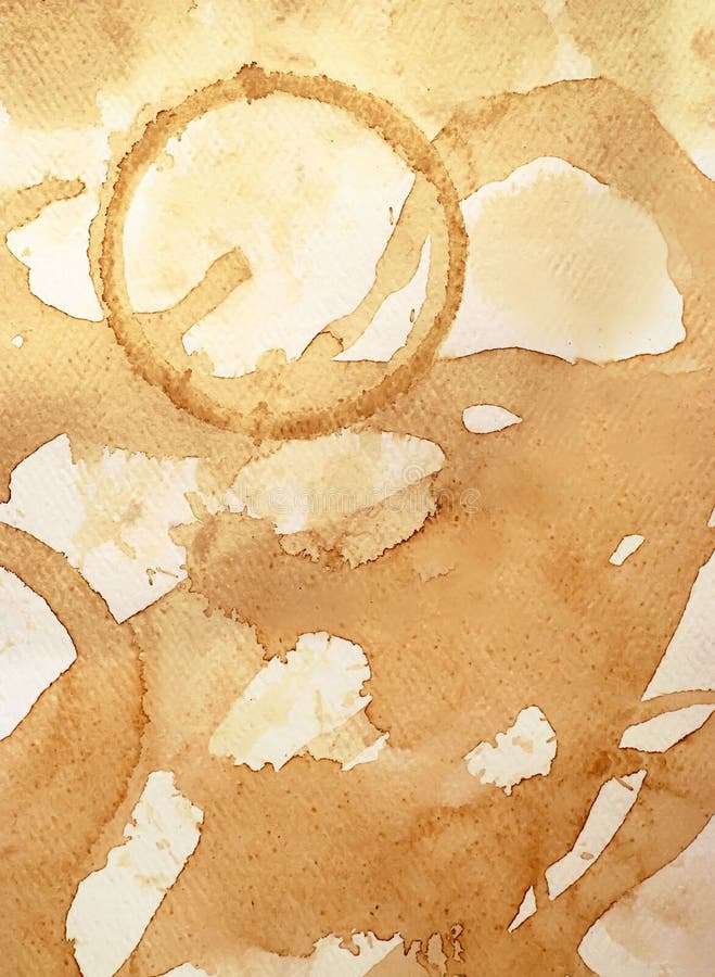 Coffee Stained Textured Paper Stock Image - Image of aged, rings: 8792445