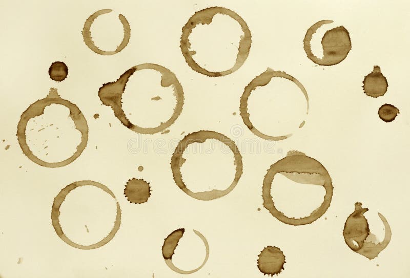 Coffee rings stock photo. Image of ridges, blot, blur, circle - 442262