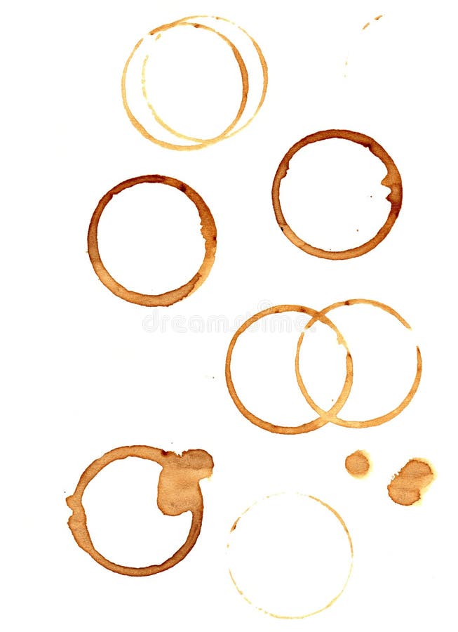 20 Coffee Stain stock vector. Illustration of coffee - 47852008