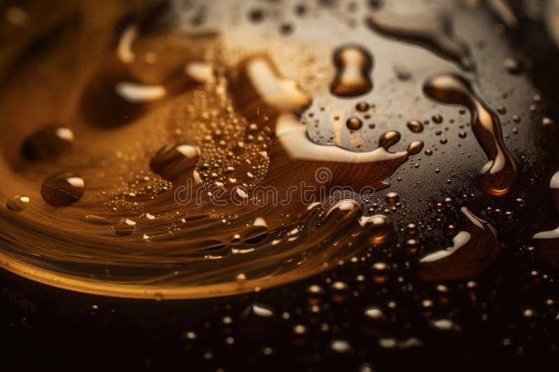 Coffee Stains in Macro. AI Generated Stock Illustration - Illustration ...