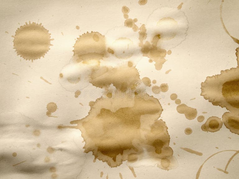 Coffee stains on paper stock image. Image of design, espresso - 17298745