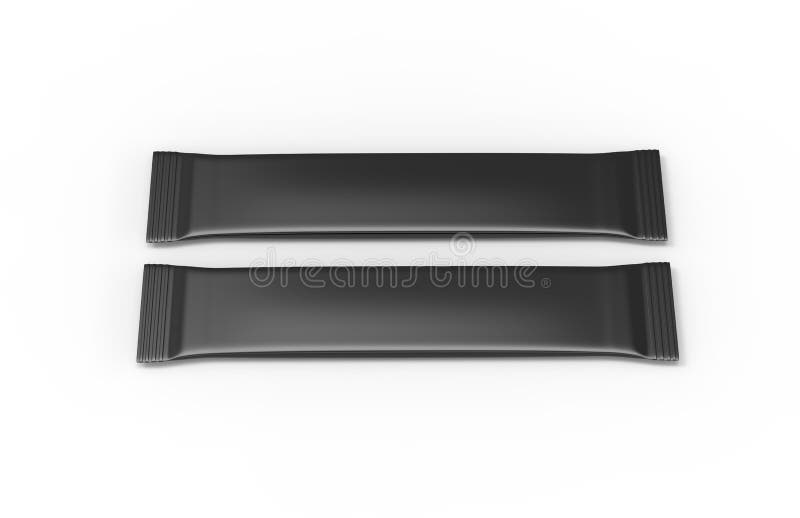 Coffee Stick Sachet Package Mockup, Blank Sachet Packaging Design ...