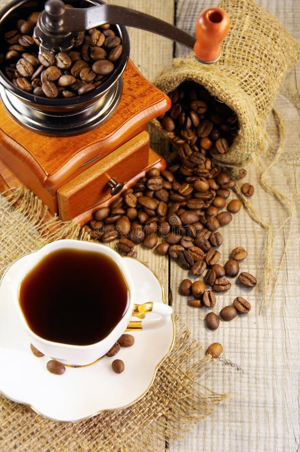 Coffee still life stock photo. Image of wood, view, beverage - 18991782