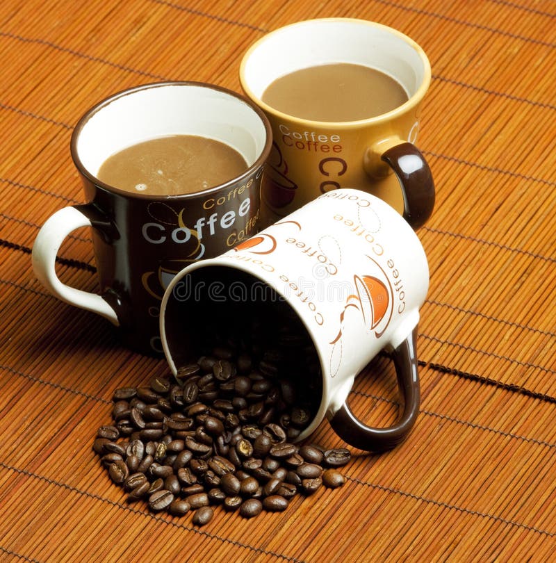 Coffee still life stock image. Image of lifes, interiors - 236357689