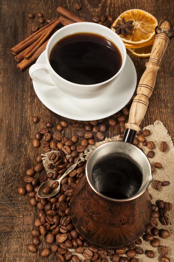 Coffee still life stock image. Image of drink, spices - 30325683