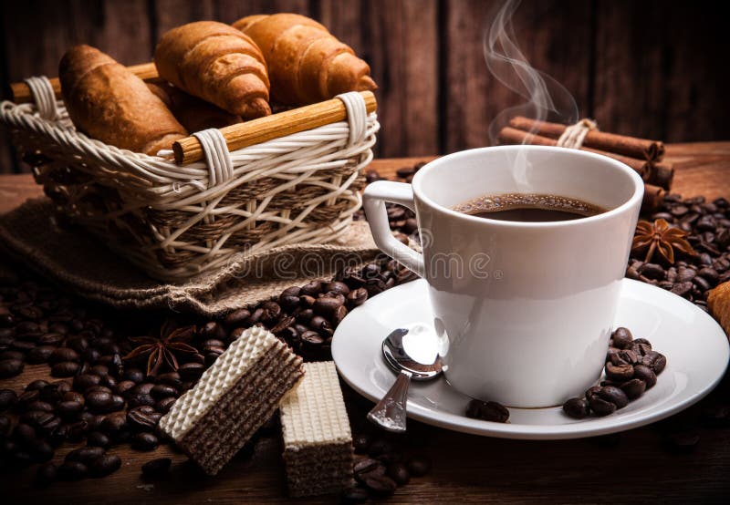 Coffee cup still life stock image. Image of stand, beans - 84195849
