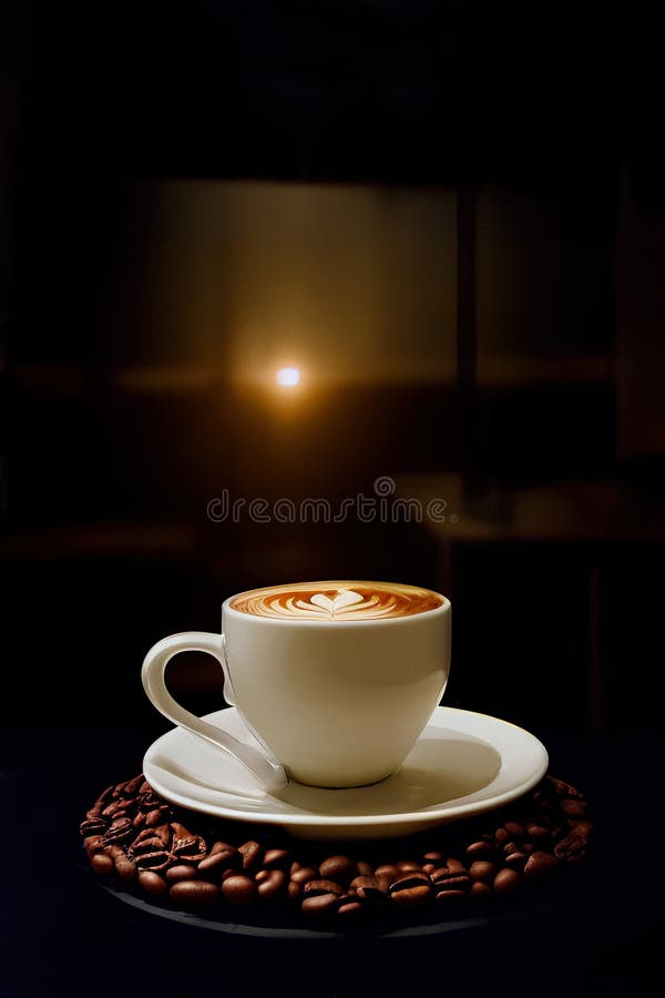 Coffee at sunset stock image. Image of sunrise, morning - 261127055