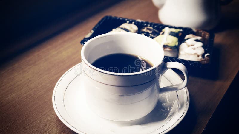 Coffee and sushi stock photo. Image of drip, sushi, modern - 100654812