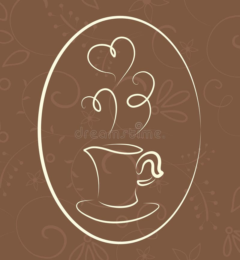 Coffee cup symbol stock vector. Illustration of vector - 35297429