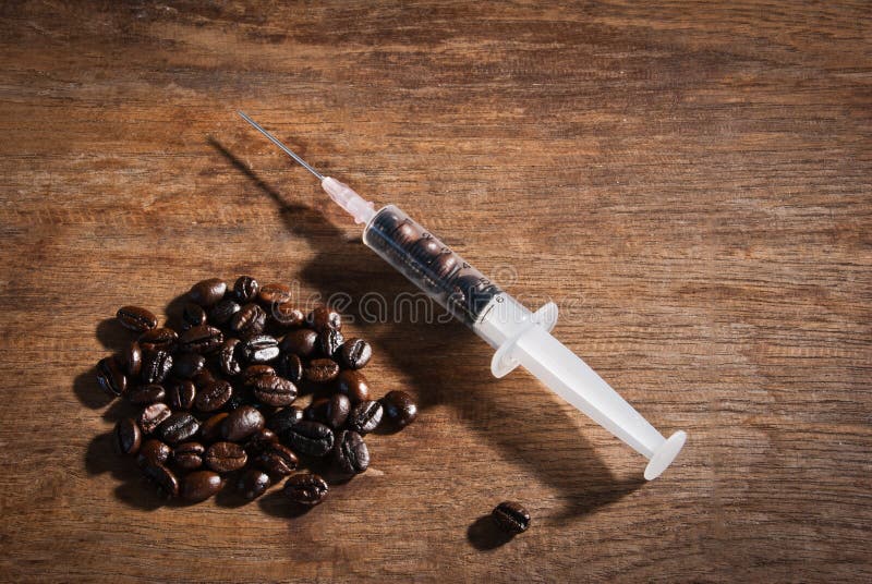 Coffee syringe stock photo. Image of addiction, food - 37632696