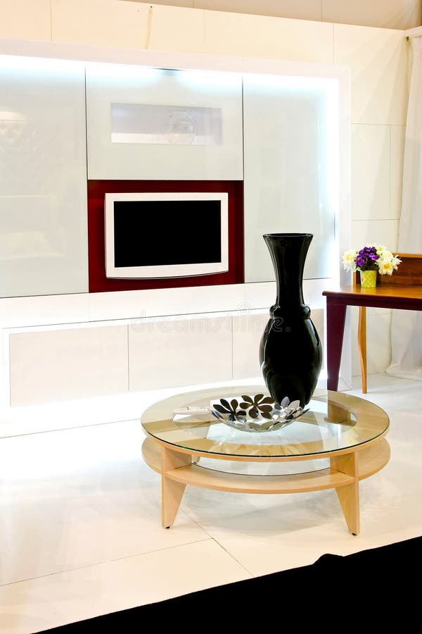 Coffee table stock photo. Image of screen, furniture - 14818126