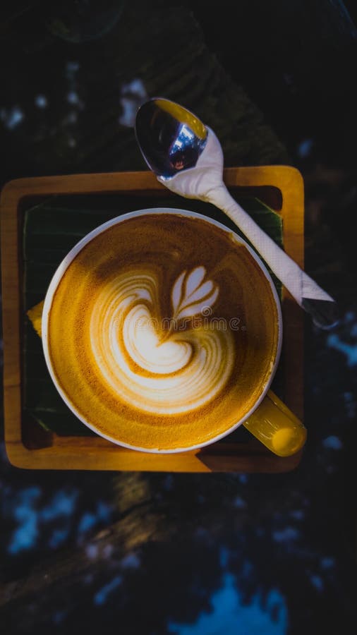 Coffee Table Aesthetic Wallpapers Cafe Stock Image - Image of table ...