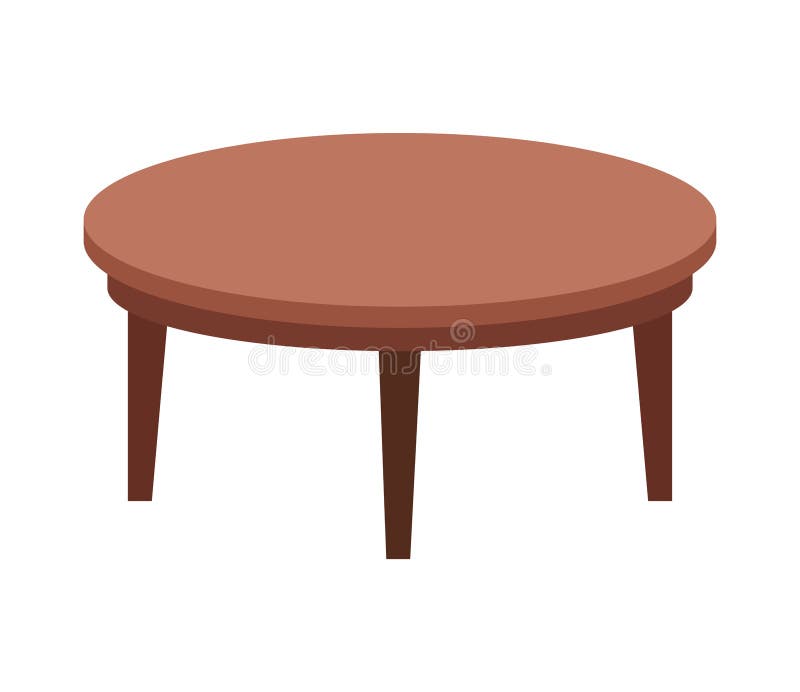 Coffee table illustration stock vector. Illustration of decoration ...